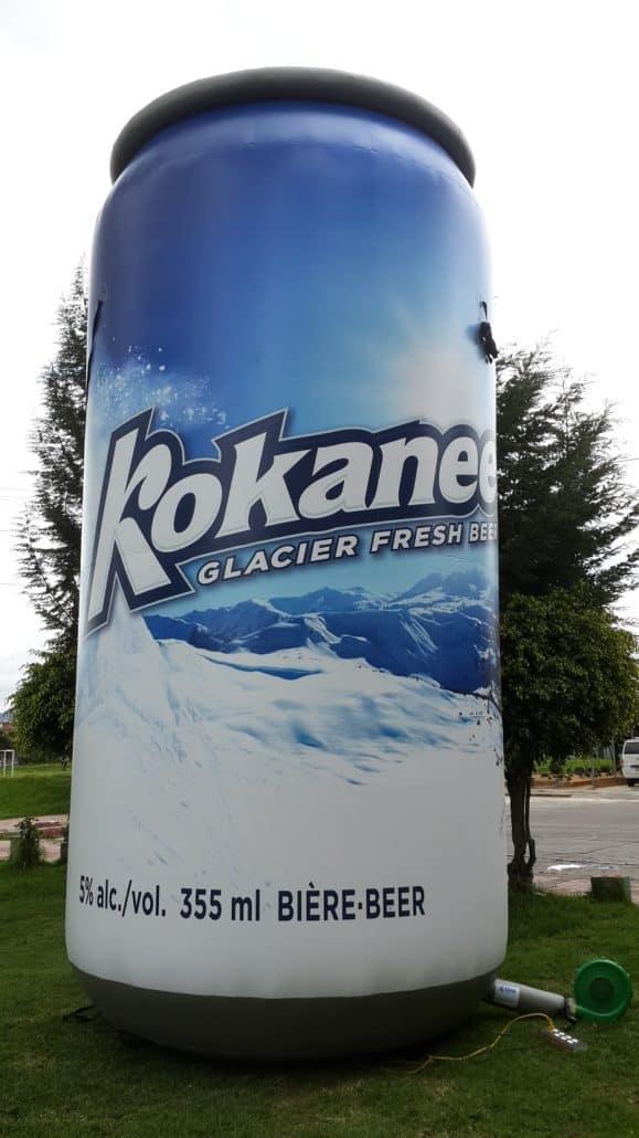 Custom Giant Inflatable Bottles and Cans | Product Replicas