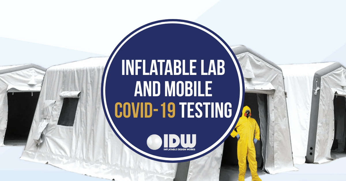 Inflatable Lab and Mobile COVID-19 Testing - Inflatable Design Works