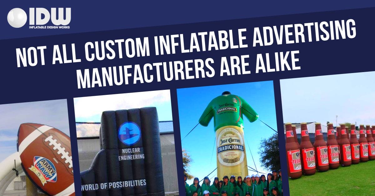 Custom Inflatable Advertising Manufacturers