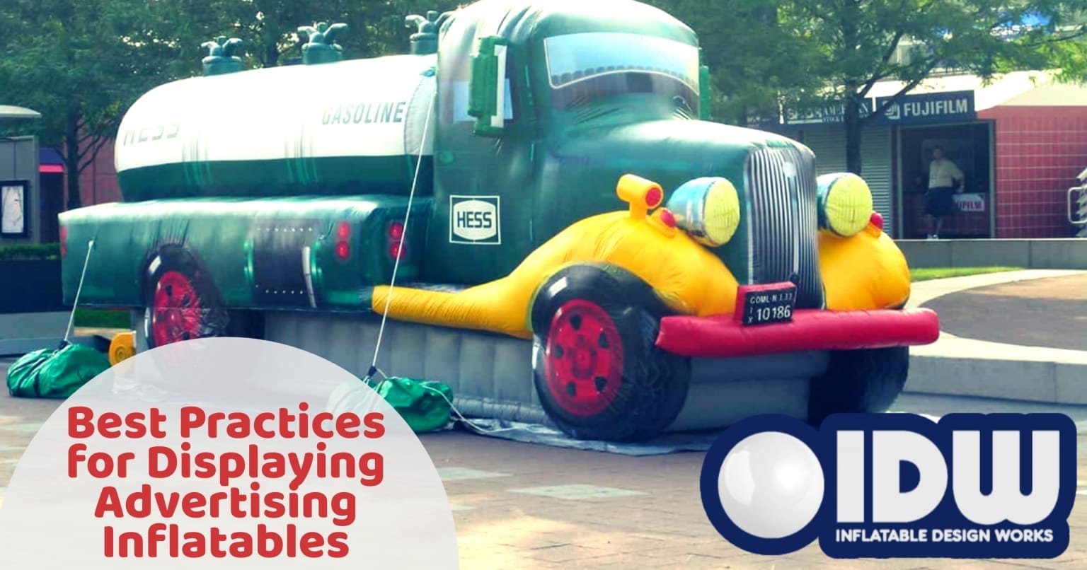 Best Practices for Displaying Advertising Inflatables